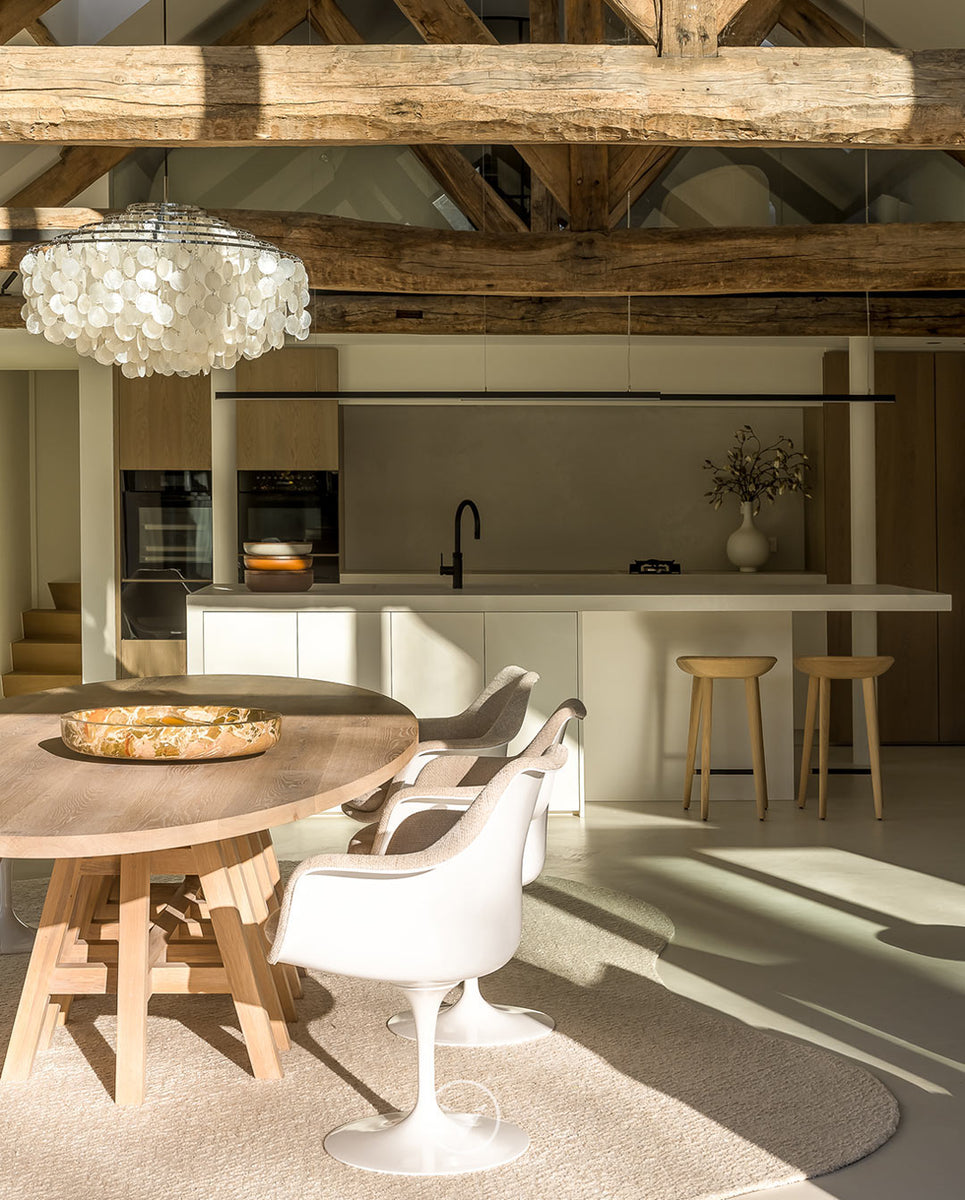 VERPAN | FUN 11DM Mother Of Pearl Pendant by Verner Panton 1964 - Chro